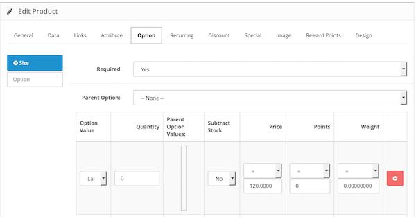 Option Value Equals Sign – Equotix Help Desk